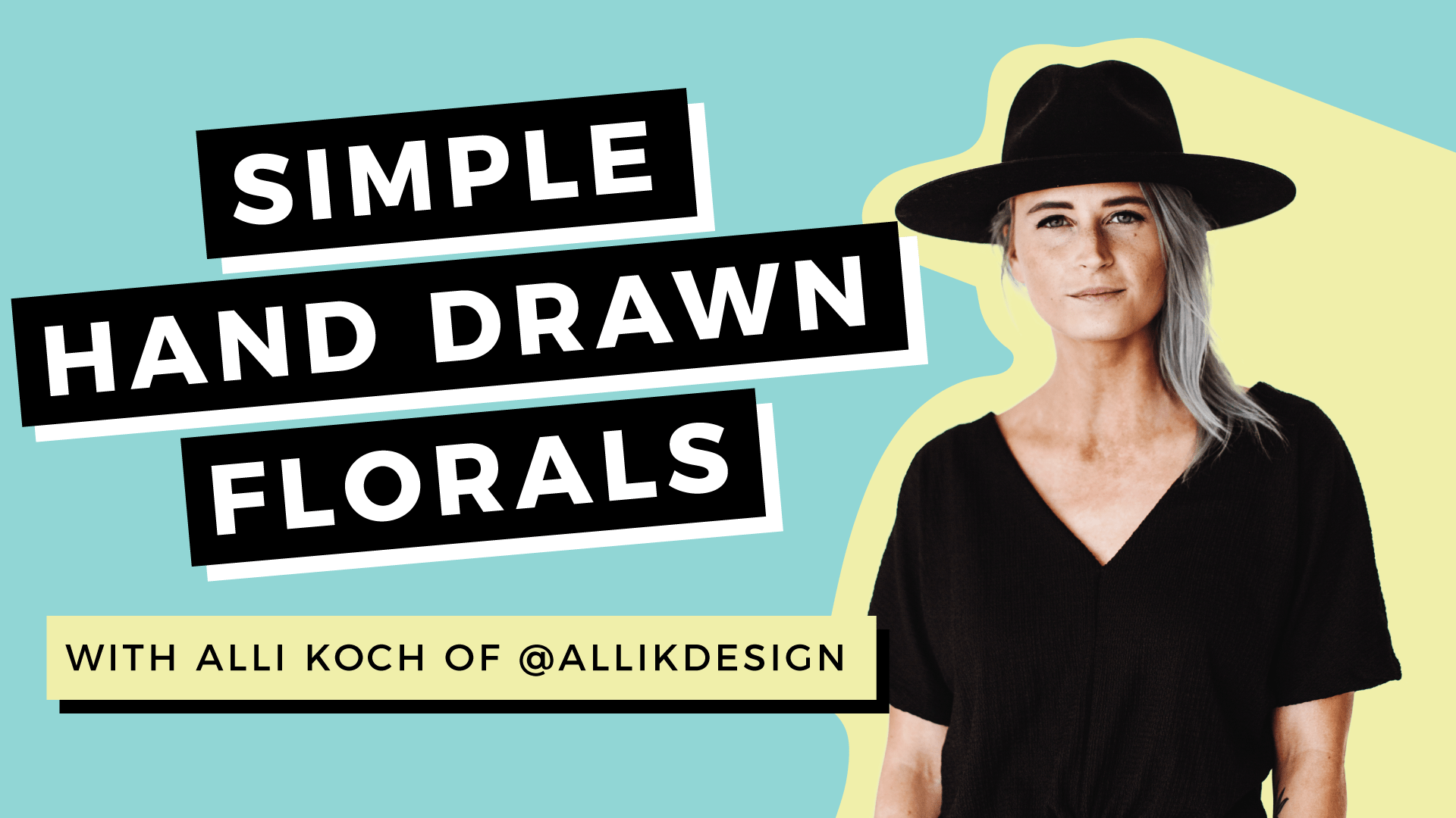 Simple Hand Drawn Florals, A Lesson With Alli Koch - The Happy Ever ...