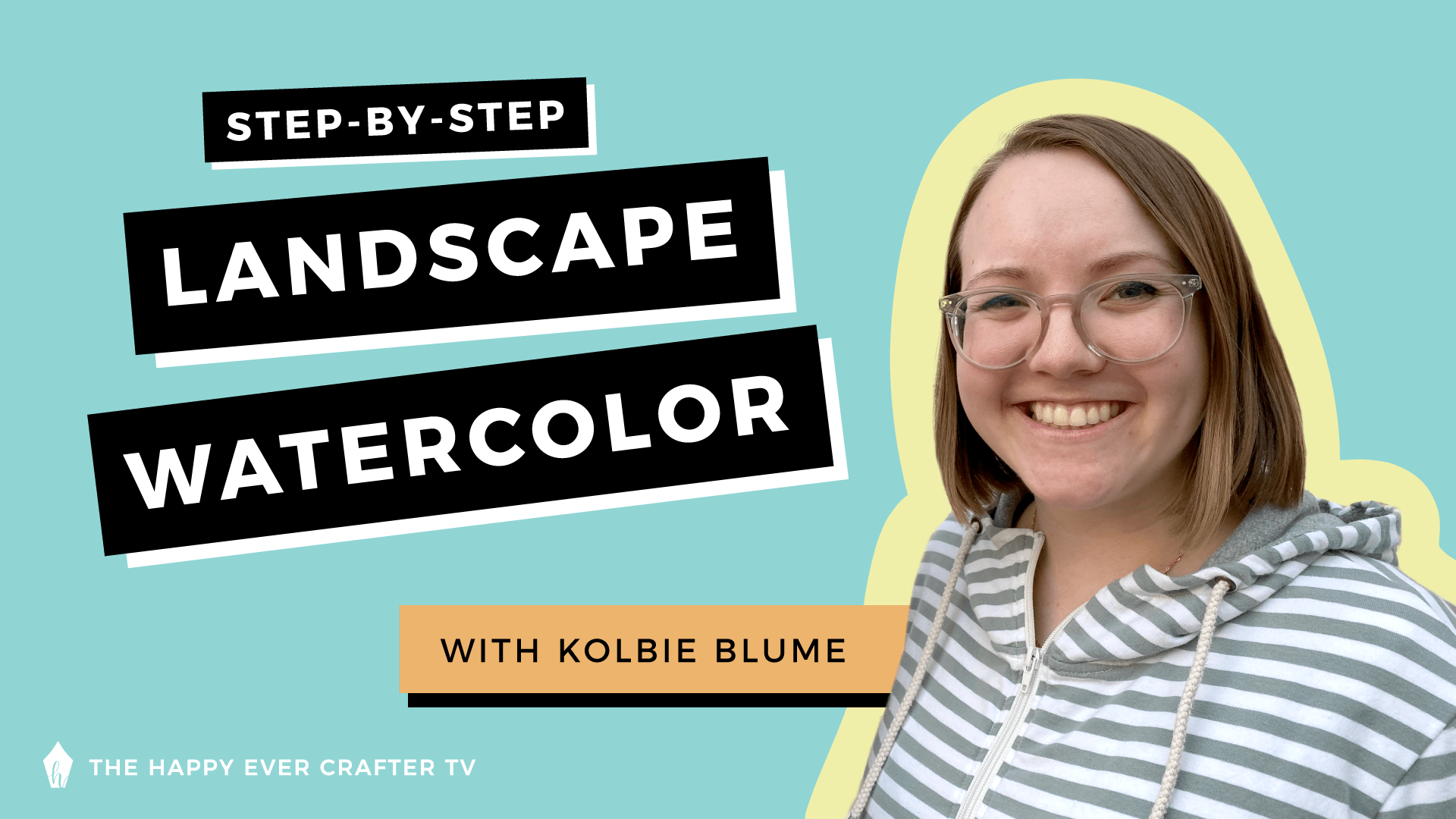 Step-By-Step Landscape Watercolour with Kolbie Blume - The Happy Ever ...