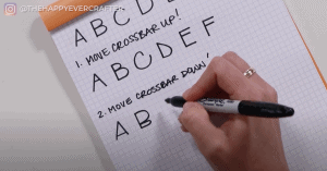 3 Easy Ways to Improve Your Block Lettering - The Happy Ever Crafter Inc.