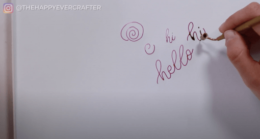 Trying a Fluid Writer - The Happy Ever Crafter Inc.