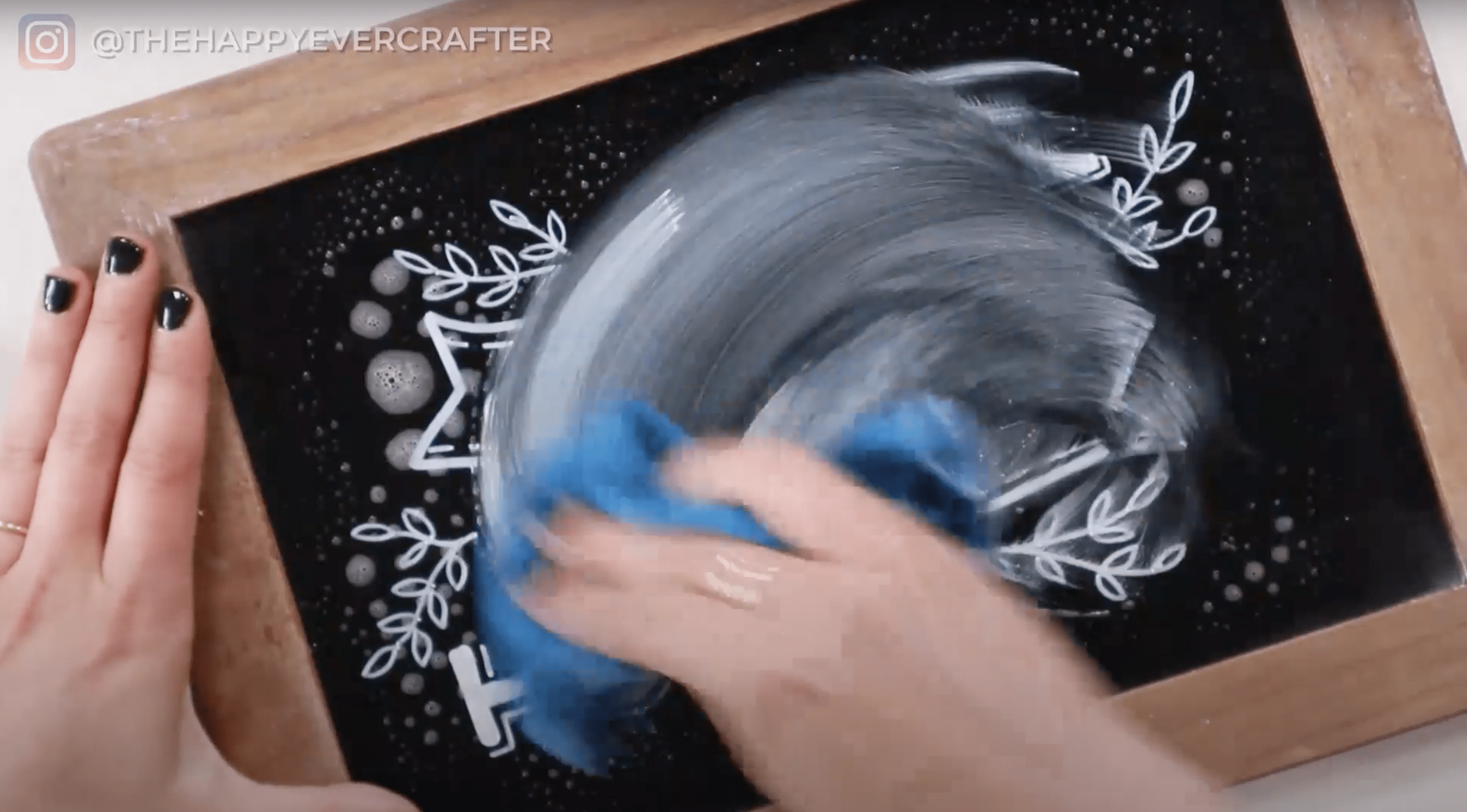How to Fix Chalkboard Ghosting - The Happy Ever Crafter Inc.