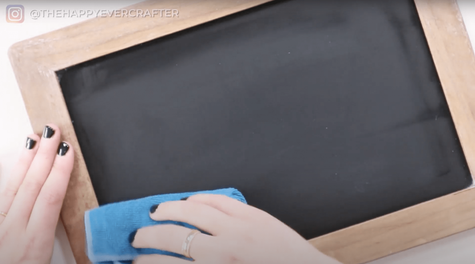 How to Fix Chalkboard Ghosting - The Happy Ever Crafter Inc.