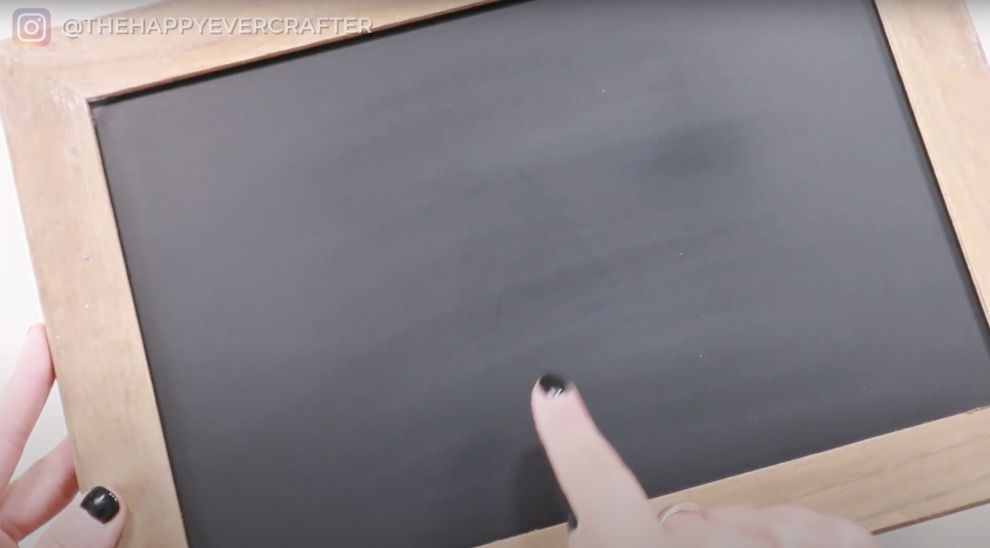 How to Fix Chalkboard Ghosting - The Happy Ever Crafter Inc.