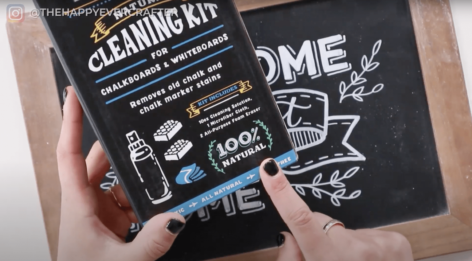 How to Fix Chalkboard Ghosting - The Happy Ever Crafter Inc.