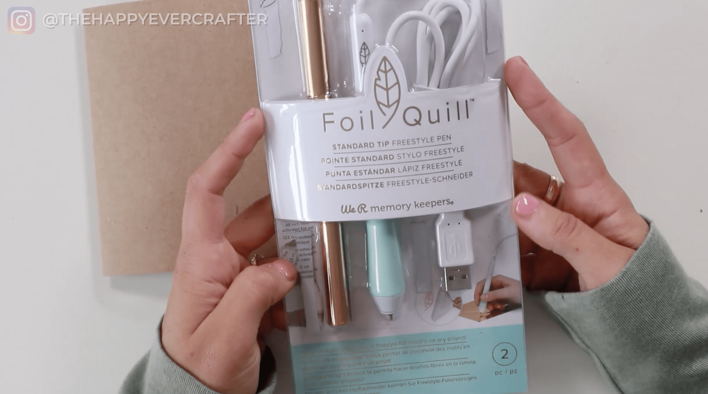 Foil Your Calligraphy (Super Easy!!!) - The Happy Ever Crafter Inc.