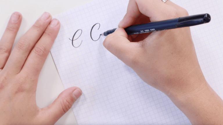 15 Ways To Write Letter C in Brush Calligraphy - The Happy Ever Crafter ...