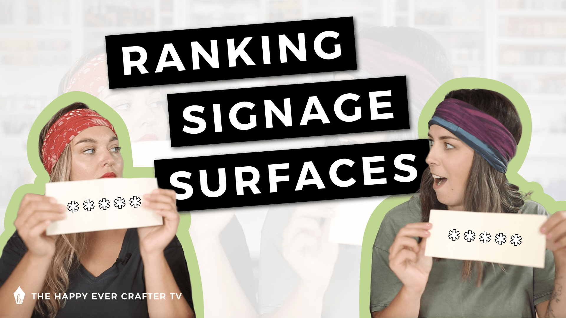 Super Signage Surface Stand-Off: SURVIVOR-STYLE - The Happy Ever ...