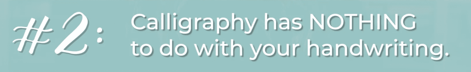 Learn Calligraphy in 5(ish) Minutes With Just a PENCIL! - The Happy ...