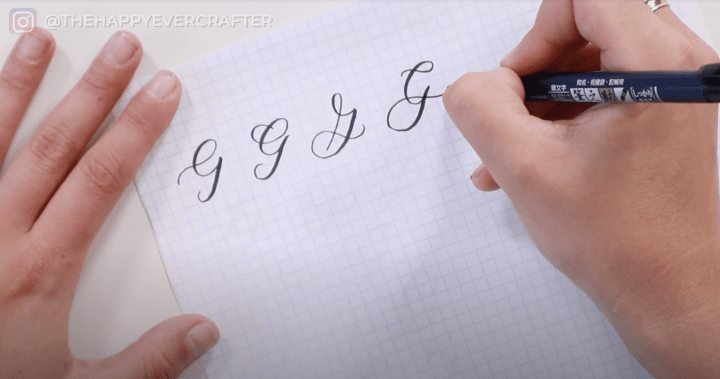 15 Ways To Write Letter G In Brush Calligraphy The Happy Ever Crafter 15 Ways To Write Letter G In Brush Calligraphy The Happy Ever Crafter