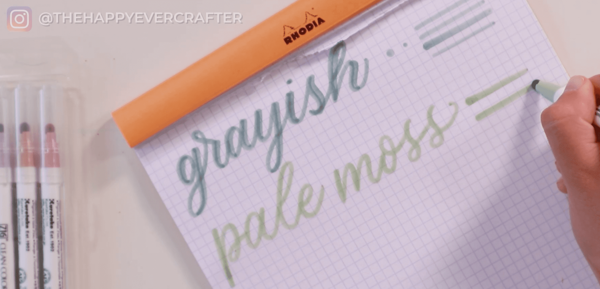 Zig Clean Color Dot Pens Review - The Happy Ever Crafter Inc.