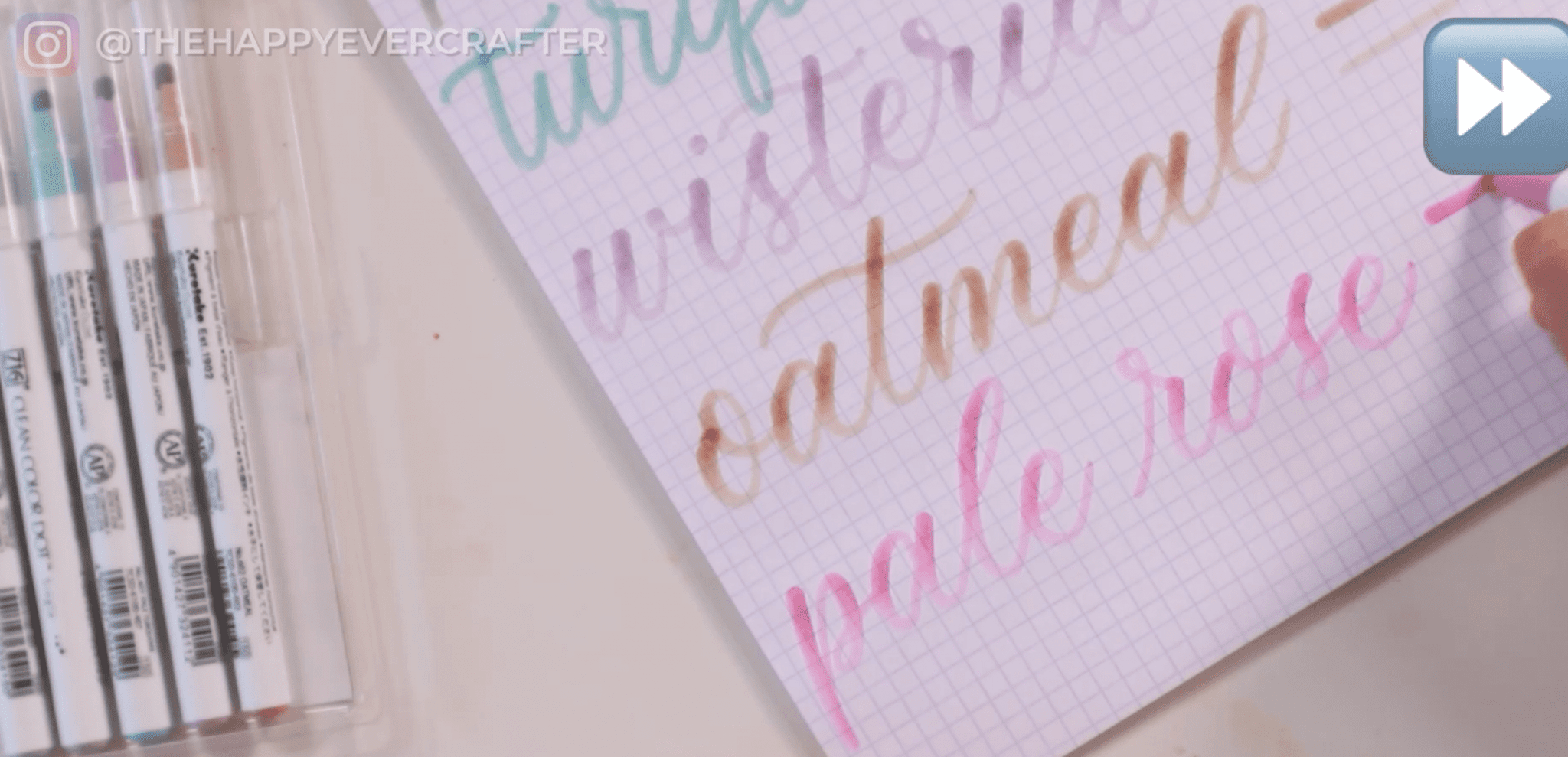 Zig Clean Color Dot Pens Review - The Happy Ever Crafter Inc.