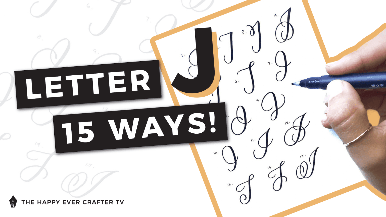 Learn Modern Calligraphy, Hand Lettering & Art – The Happy Ever Crafter