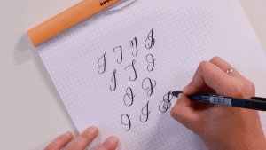 15 Ways To Write Letter J in Brush Calligraphy - The Happy Ever Crafter ...