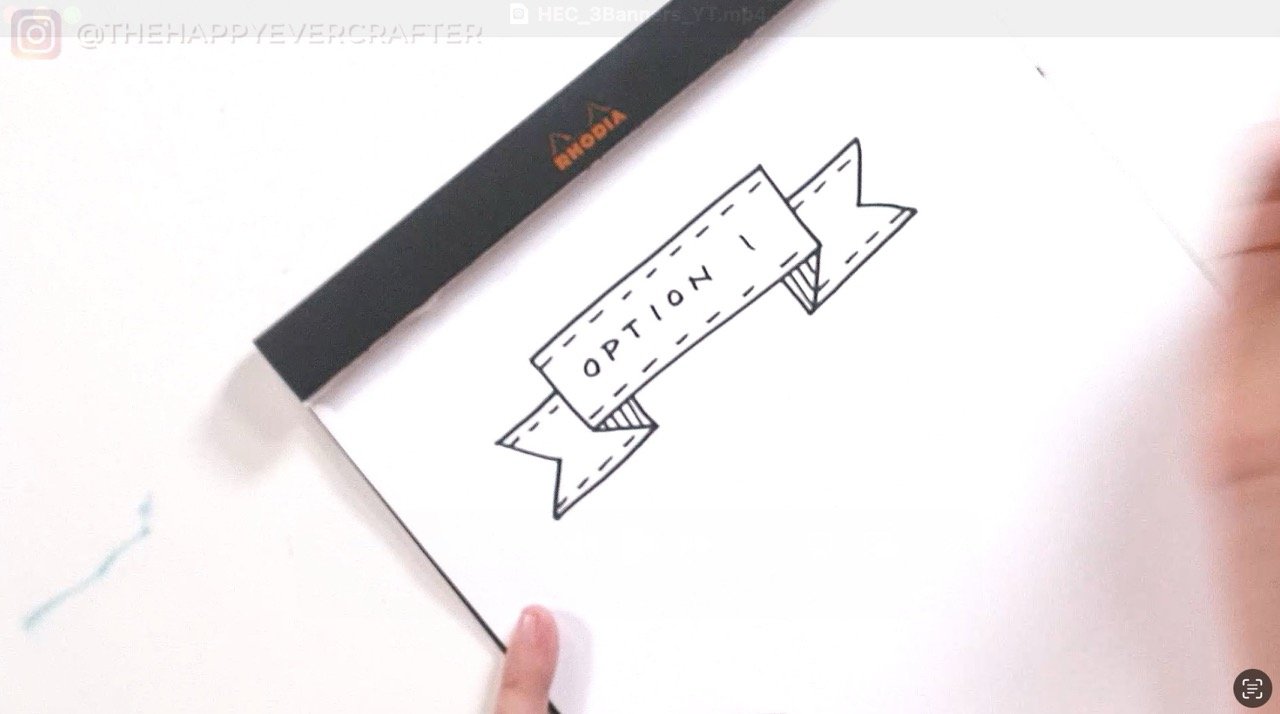 3 Banner Doodles I Use EVERYWHERE - The Happy Ever Crafter Inc.